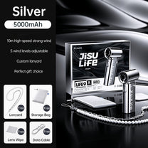 【Limited Edition】JISULIFE Handheld Fan Life9 Chrome 5000mAh Battery 5 ...